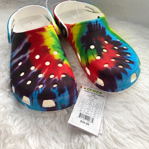 CROCS | Shoes | Crocs Classic Tie Dye Clog Womens Size | Poshmark